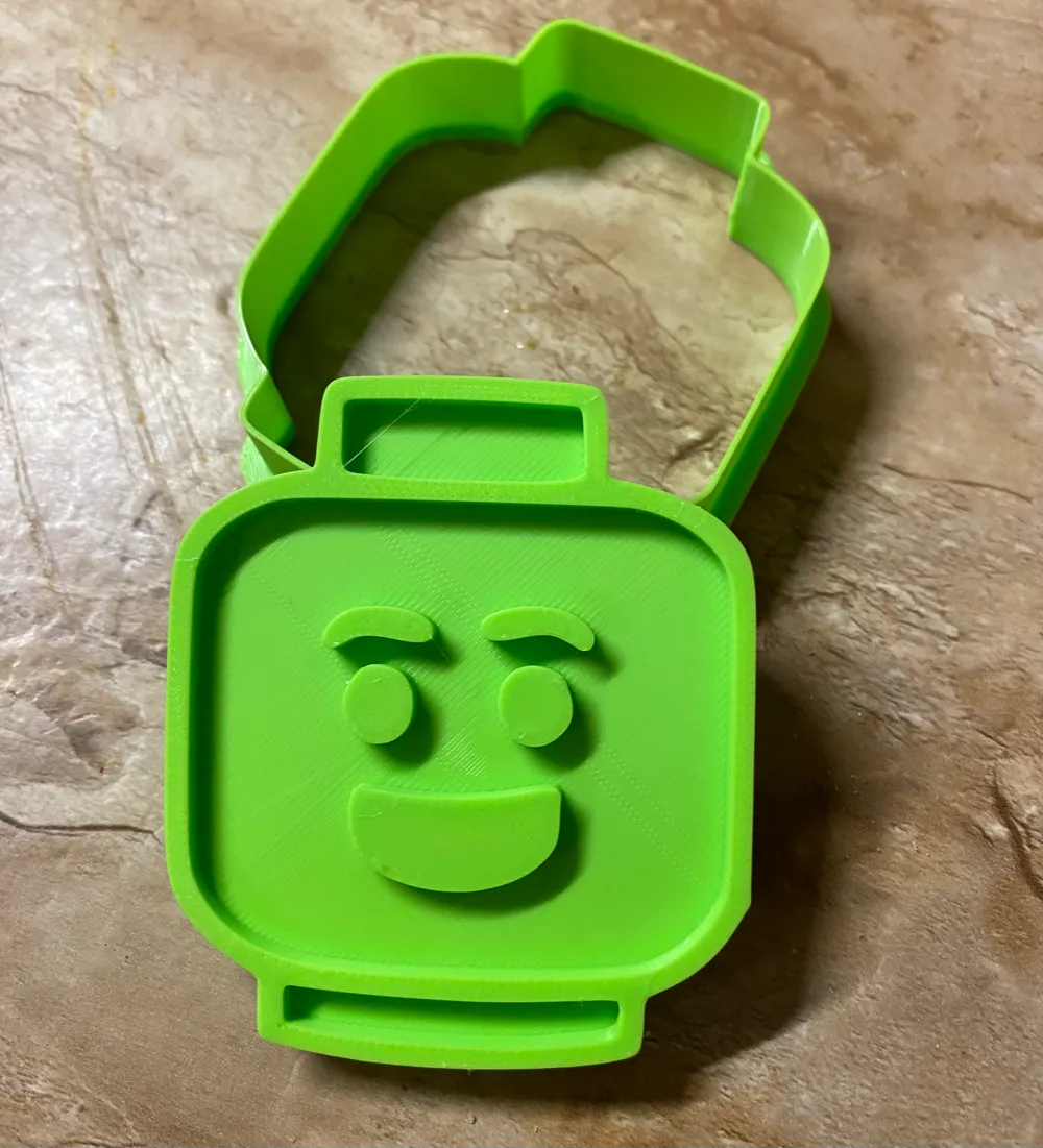 Lego head minifigure cookie cutter by dashmik - MakerWorld