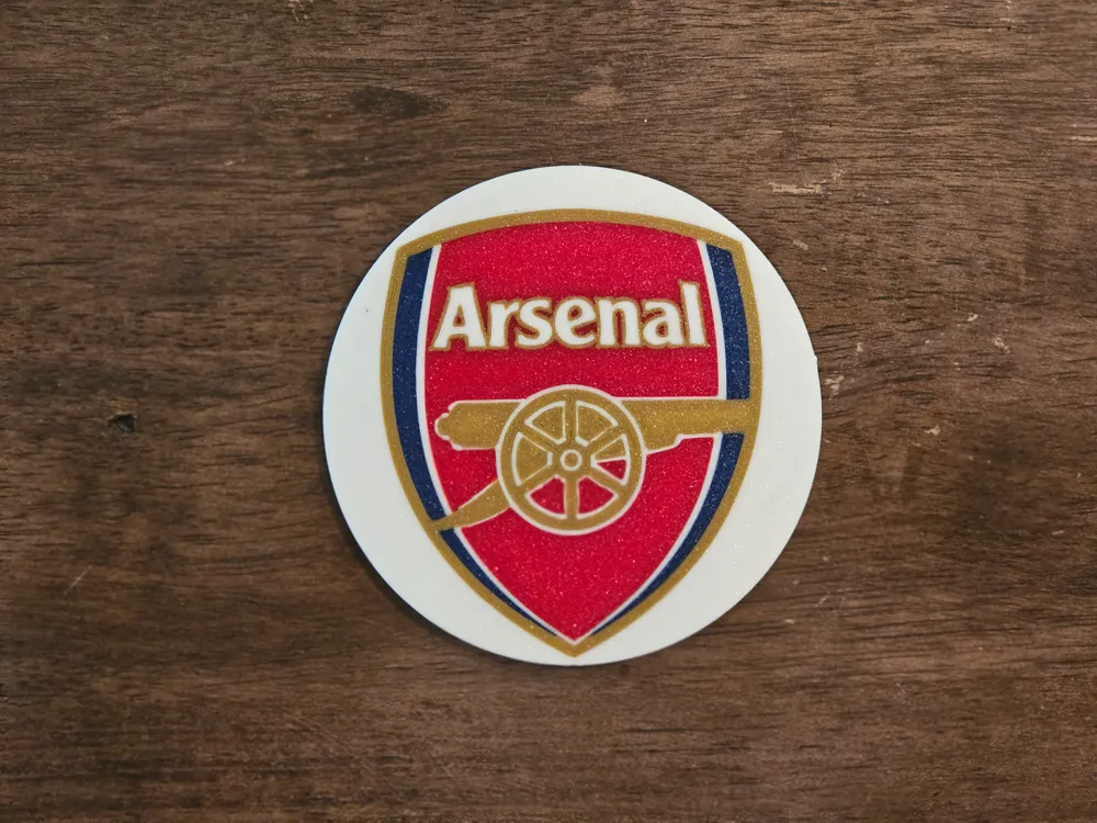 Arsenal FC Coaster by mker17MakerWorld: Download Free 3D Models