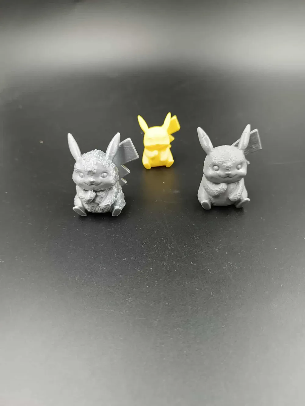 Pikachu Trio – 30 Minutes NO Supports - Free 3D Print Model - MakerWorld