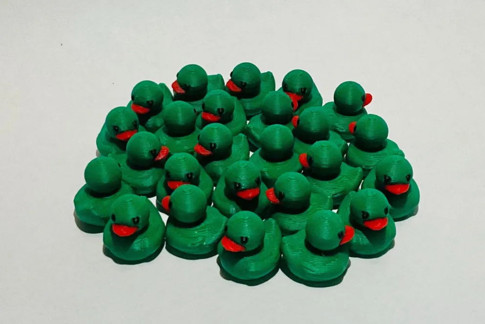 Mini ducks (Multi-Color AND Single-Color print) - Free 3D Print Model ...