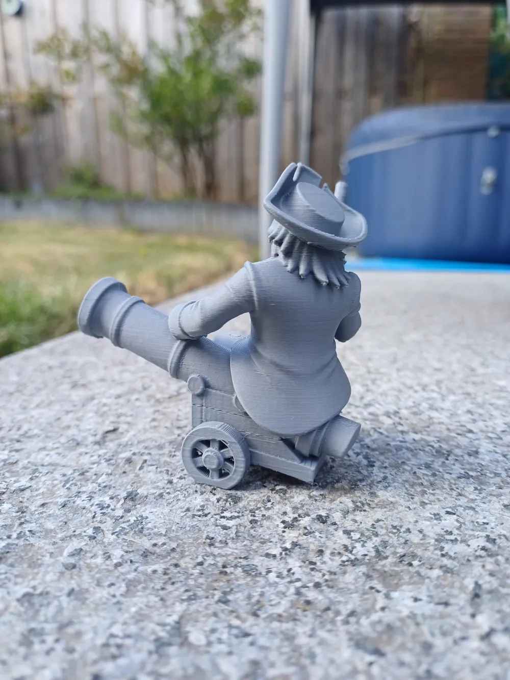 Captain Kaboom — Pirate Squelette sur un Canon par Koffiekoek ...