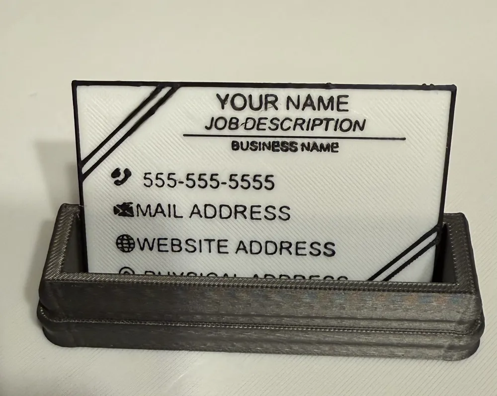 Porta-Cartões - Modelo gratuito para impressão 3D - MakerWorld