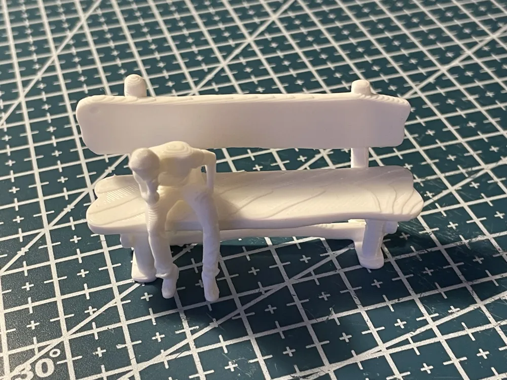 Small Park Bench by 3D King - MakerWorld