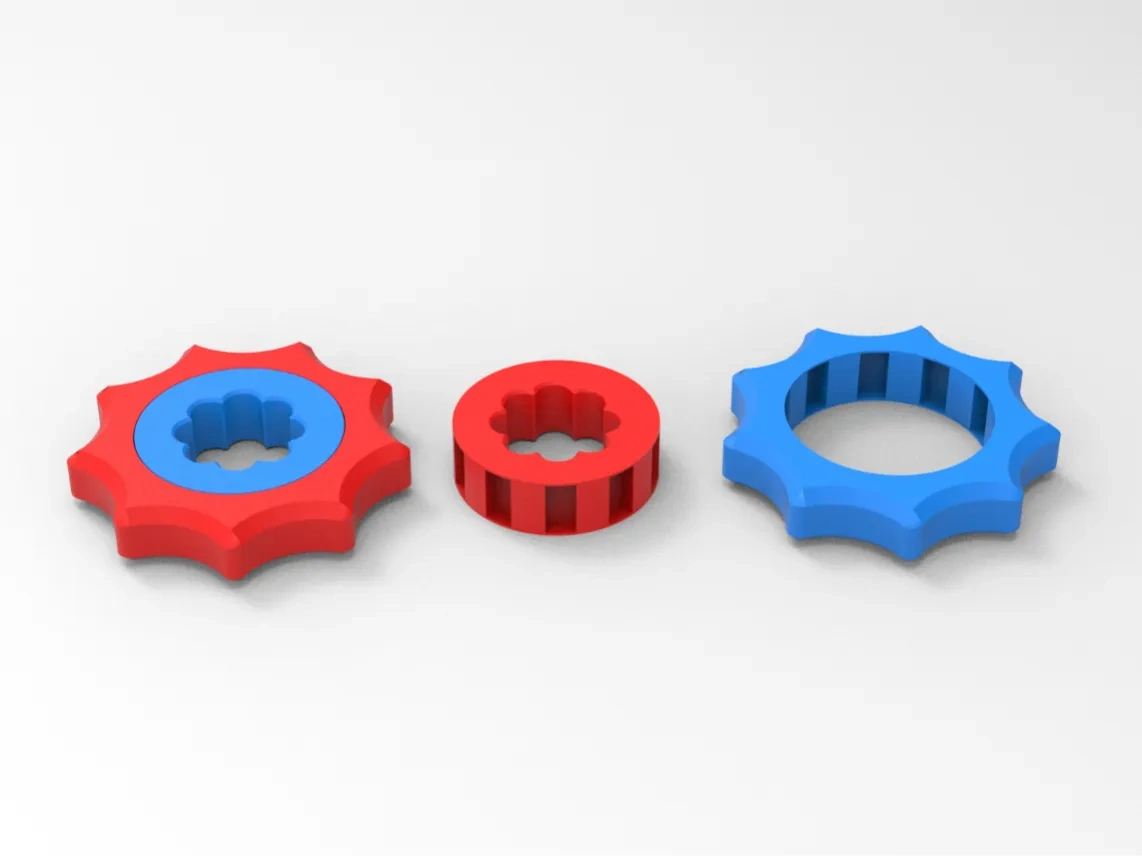 Magnetic "Ratchet Wheel" by XuiF0115 - MakerWorld