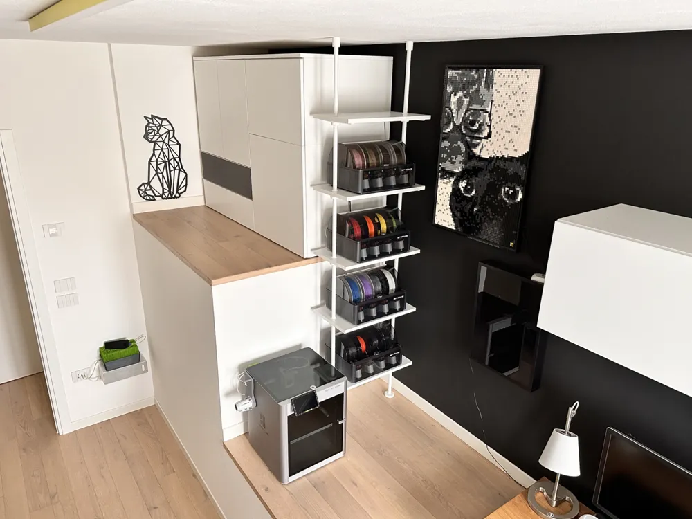 AMS shelf (stacking system) by TheMiguelBi MakerWorld: Download Free 3D ...