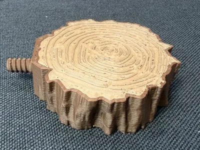 Parrot Perch (Imitation Wood) - Free 3D Print Model - MakerWorld