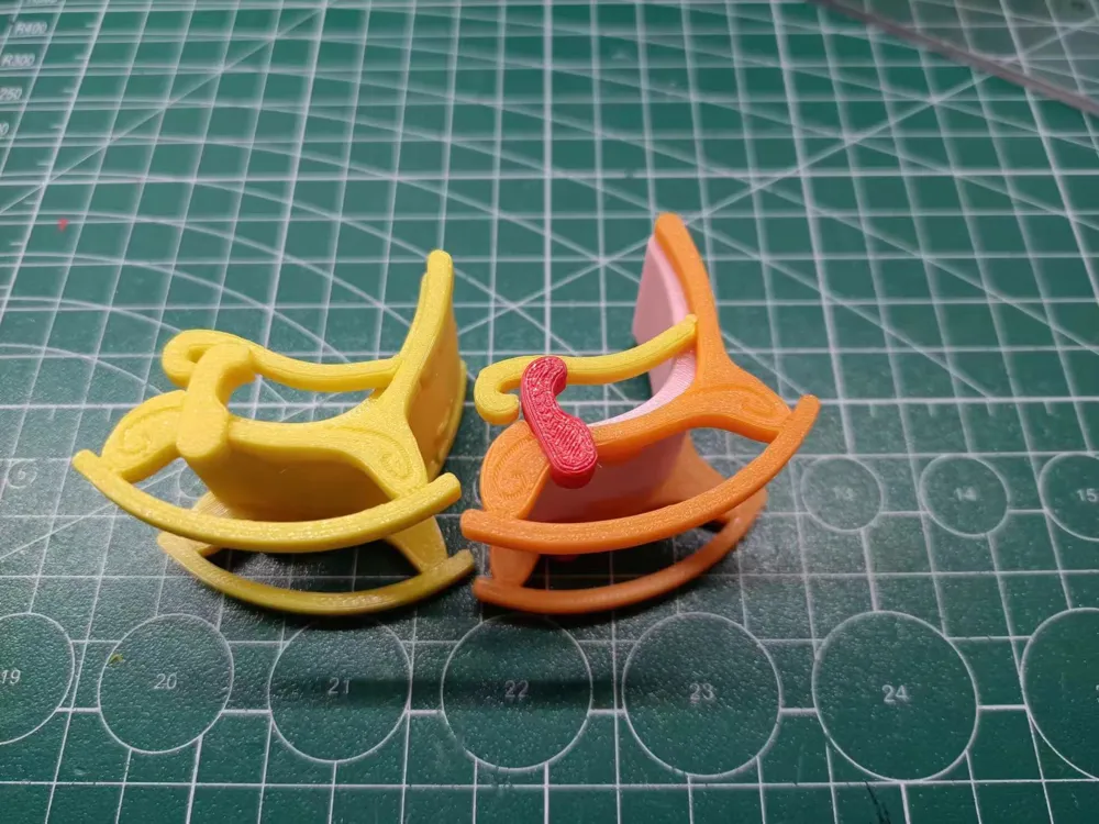 Mini Rocking Chair [Assembly Model, No Glue Needed] - Free 3D Print ...