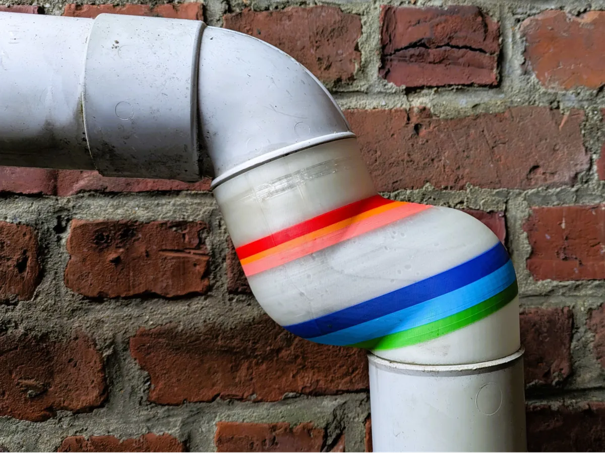 定制S形落水管连接器 - 免费 3D 打印模型 - MakerWorld