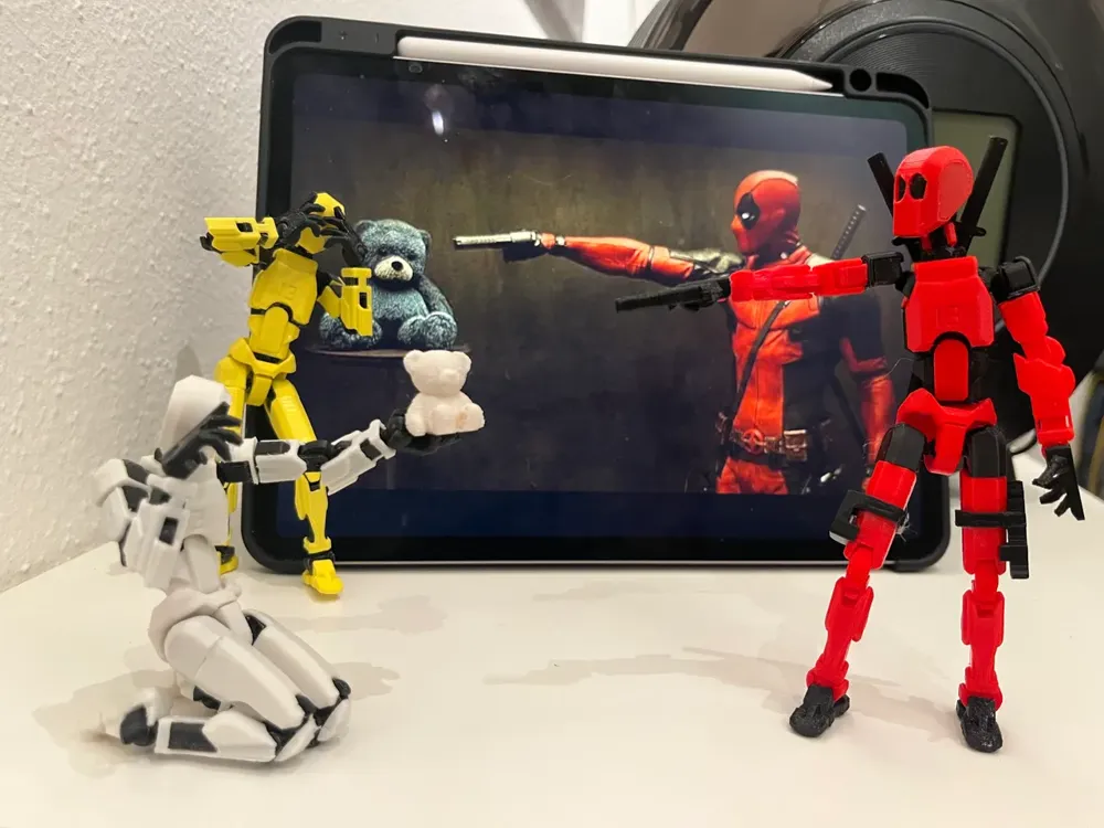 DUMMY 13 goes to COMIC CON - Deadpool V1.3 - Free 3D Print Model ...