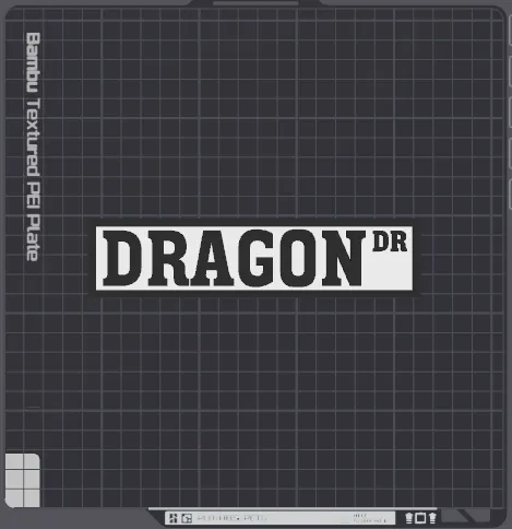 Bookshelf Sign – Dragon Dr – Street Sign - Free 3D Print Model - MakerWorld