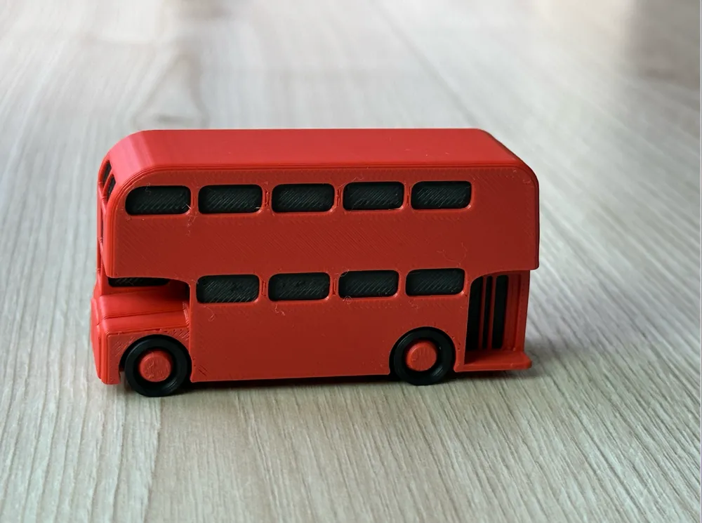 Double Deck Bus Print in Place, No supports needed - Free 3D Print ...