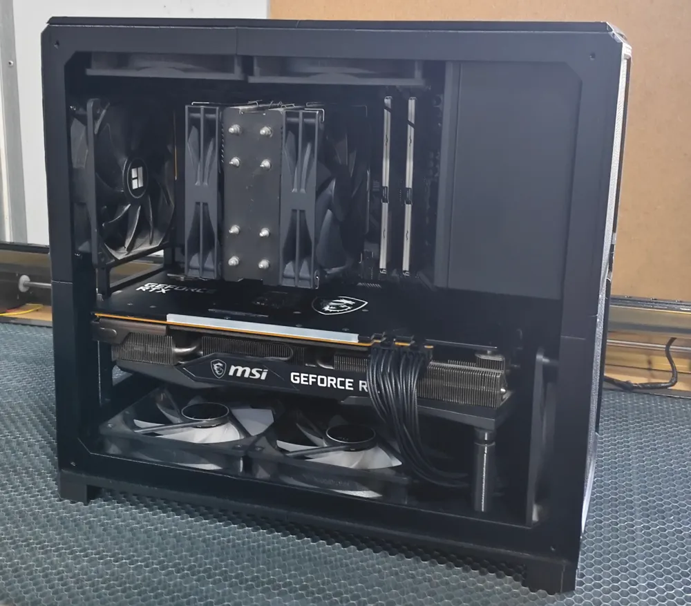 matx compact printing case (for full-size graphics cards) - Free 3D ...