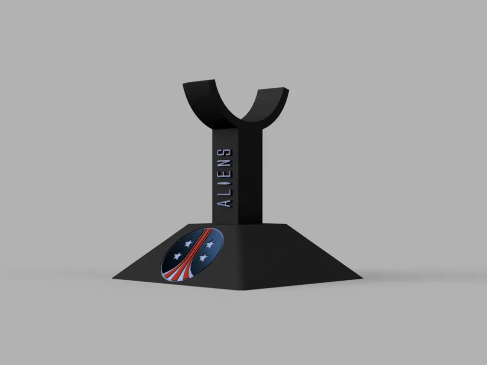 ALIENS M41A Plasma Rifle Stand - Free 3D Print Model - MakerWorld