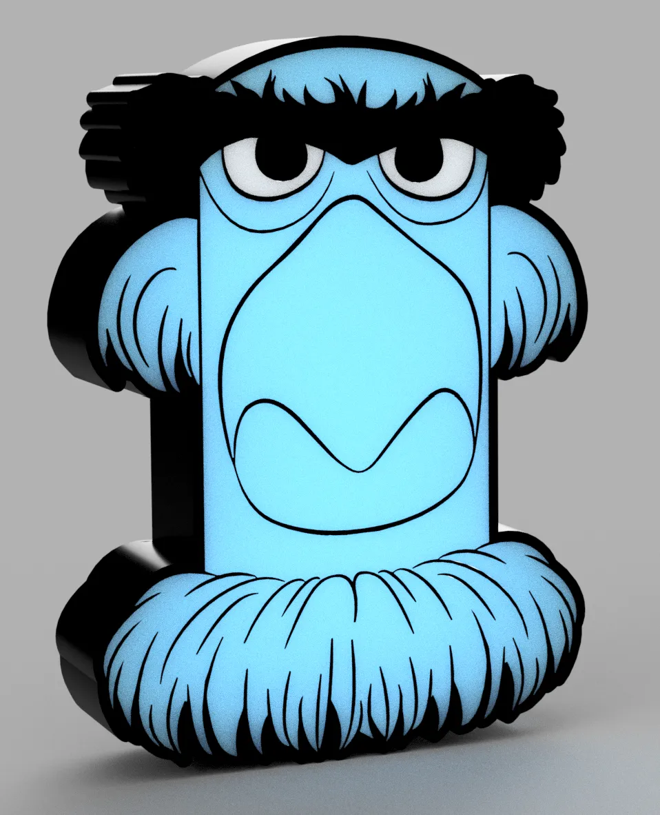 Sam the Eagle LED Lamp by BeeTee 3D - MakerWorld