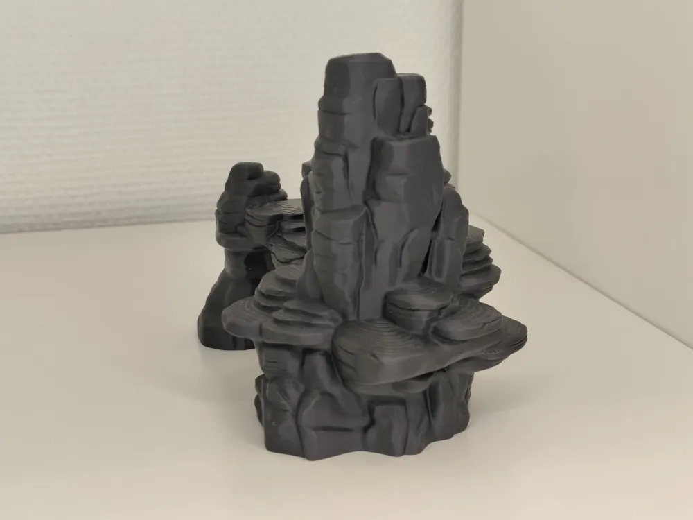 Aquarium Terrarium Rock Mountain Formation - Free 3D Print Model ...