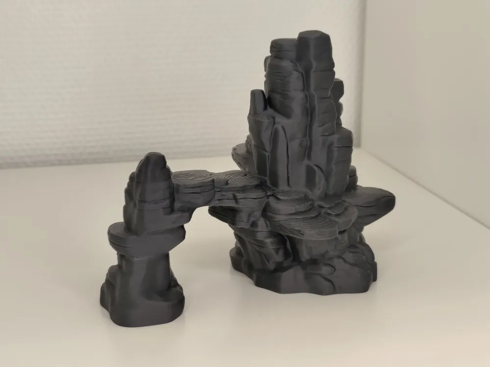 Aquarium Terrarium Rock Mountain Formation - Free 3D Print Model ...