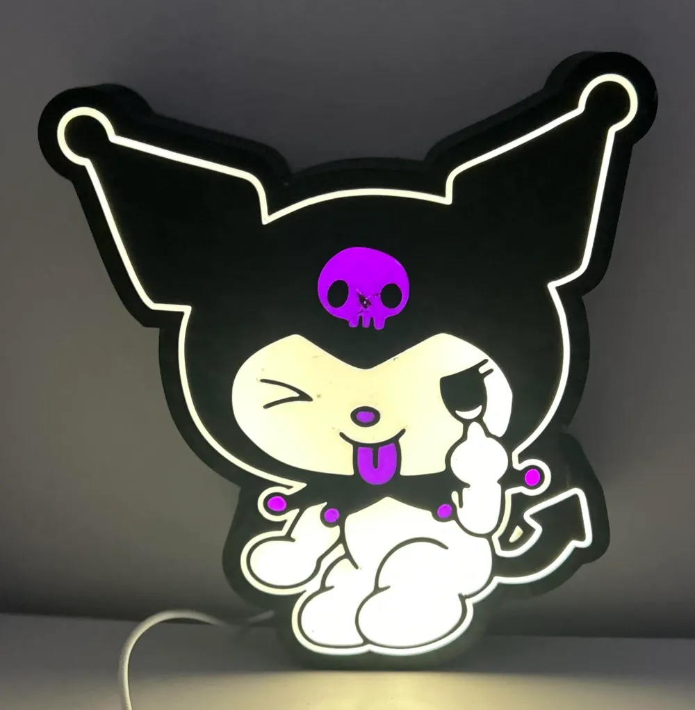 Kuromi LED Lamp by Mr Morningstar - MakerWorld
