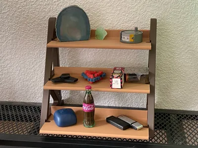 Stair Step Shelf by bzioo MakerWorld: Download Free 3D Models