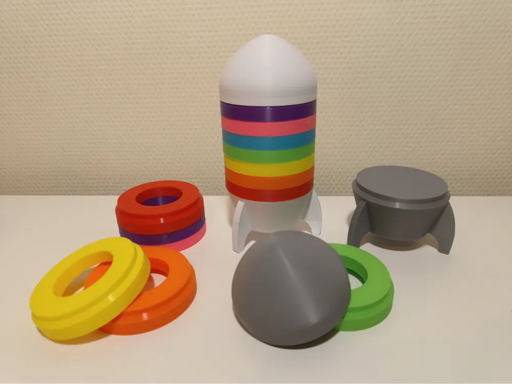 Rocket ring game by Educational 3d games - MakerWorld