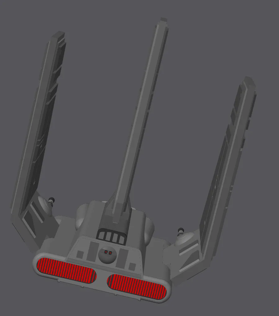 Star Wars Lambda Shuttle Remixed by Sav MakerWorld: Download Free 3D Models