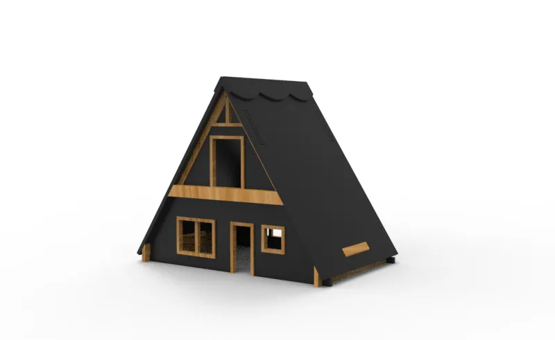 A-Frame House Kit Card by LAYRLAB MakerWorld: Download Free 3D Models