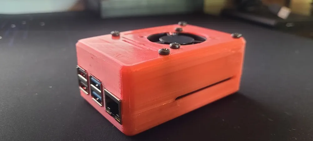 Raspberry Pi 4 Case + Fan - For Waveshare 2CH CAN HAT by TheBasedDoge ...