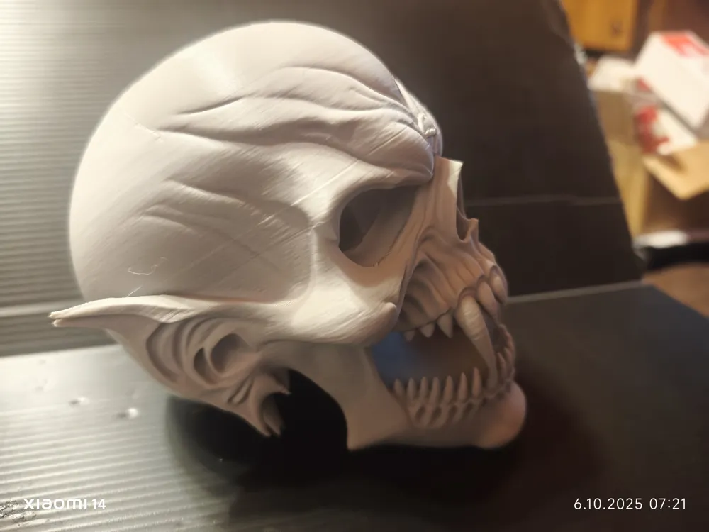 vampire skull - Free 3D Print Model - MakerWorld