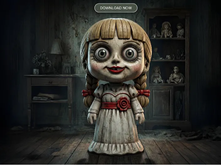 Anabelle doll Figurine by Minators MakerWorld: Download Free 3D Models