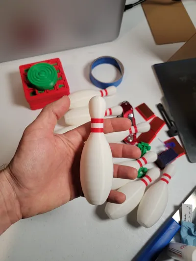 Bowling Pin 128mm Height for Sphero Toy by robotcrazy - MakerWorld