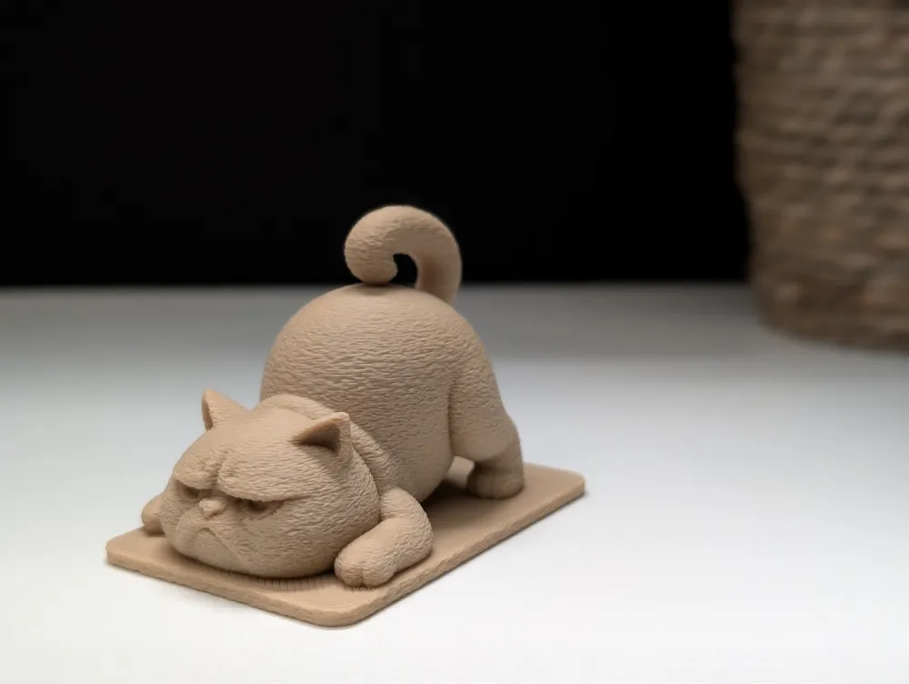 Grumpy Cat Does Yoga (Badly) by yap MakerWorld: Download Free 3D Models