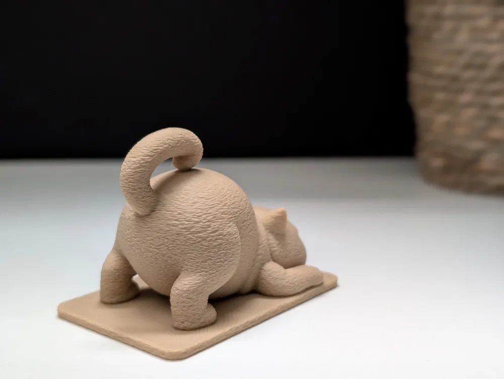 Grumpy Cat Does Yoga (Badly) by yap MakerWorld: Download Free 3D Models