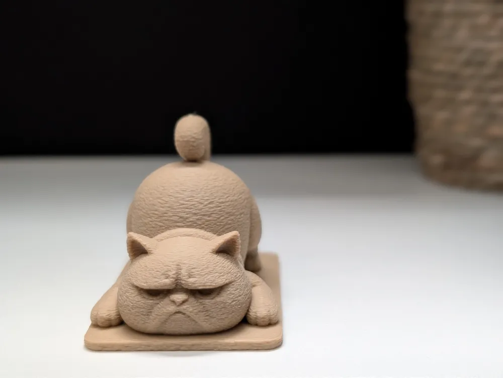 Grumpy Cat Does Yoga (Badly) by yap MakerWorld: Download Free 3D Models