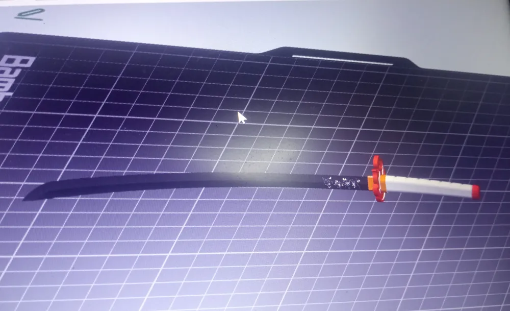 rengoku sword(coloured) by tylamodeste - MakerWorld