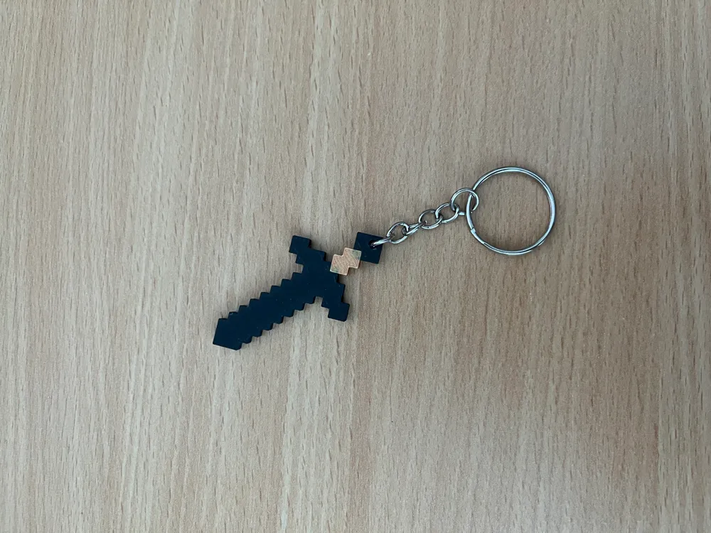 Minecraft keychain tools v_1 by LukeWorkshop - MakerWorld