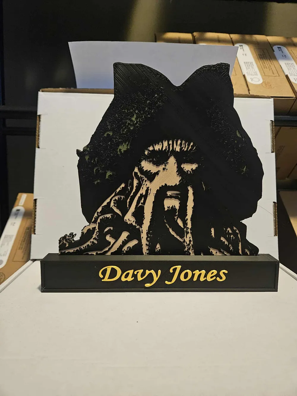 Pirates of the Carribean Davy Jones Display! by Rotterdam_3d_Art ...