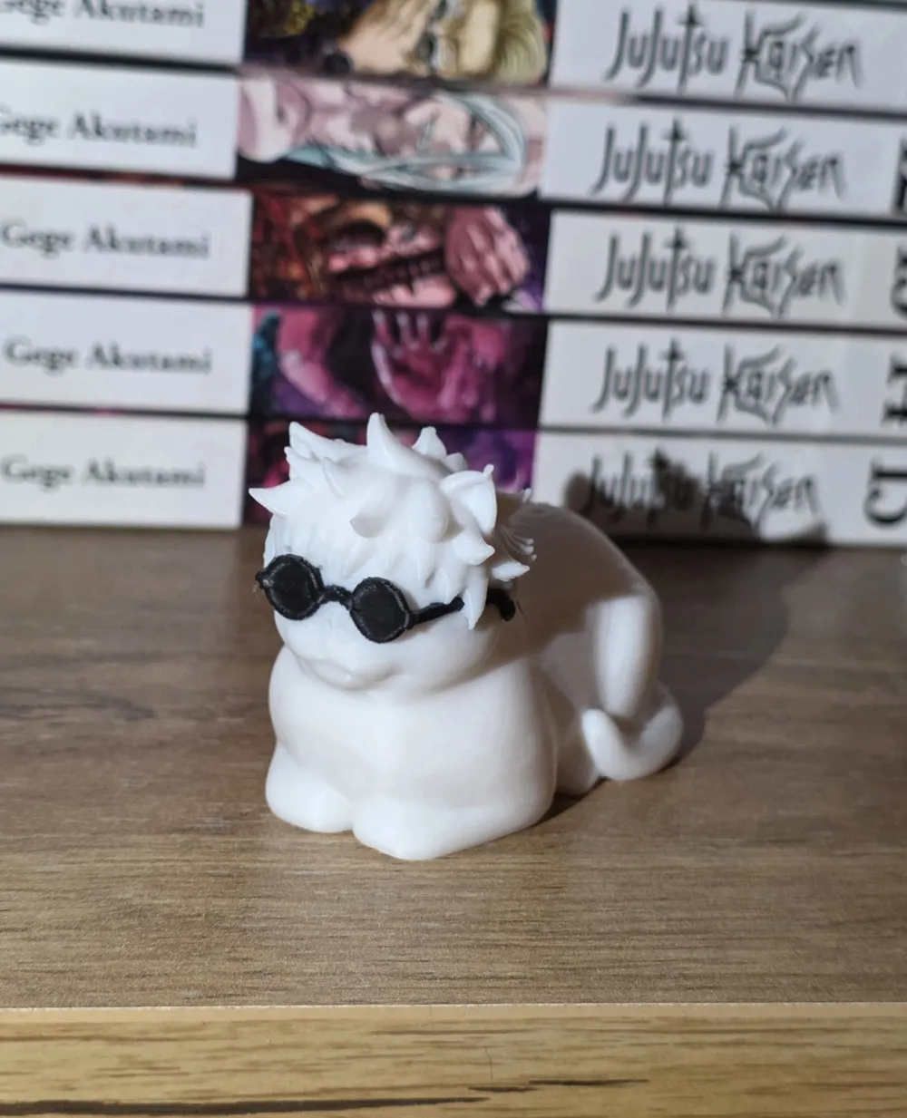 Cat-oru Gojo - Jujutsu Kaisen - Cat with glasses - Free 3D Print Model ...