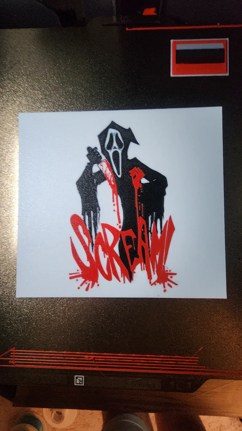 Ghostface (Scream) Wall Art - 3 Colors by Mech - MakerWorld