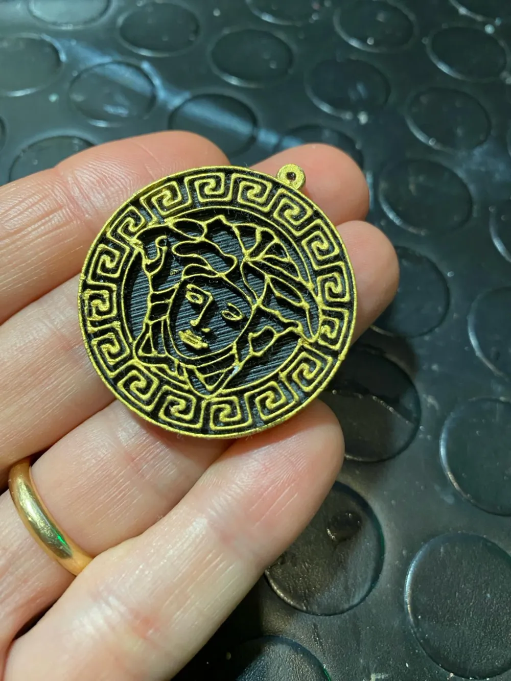 Armani keychain by 3DmArts - MakerWorld