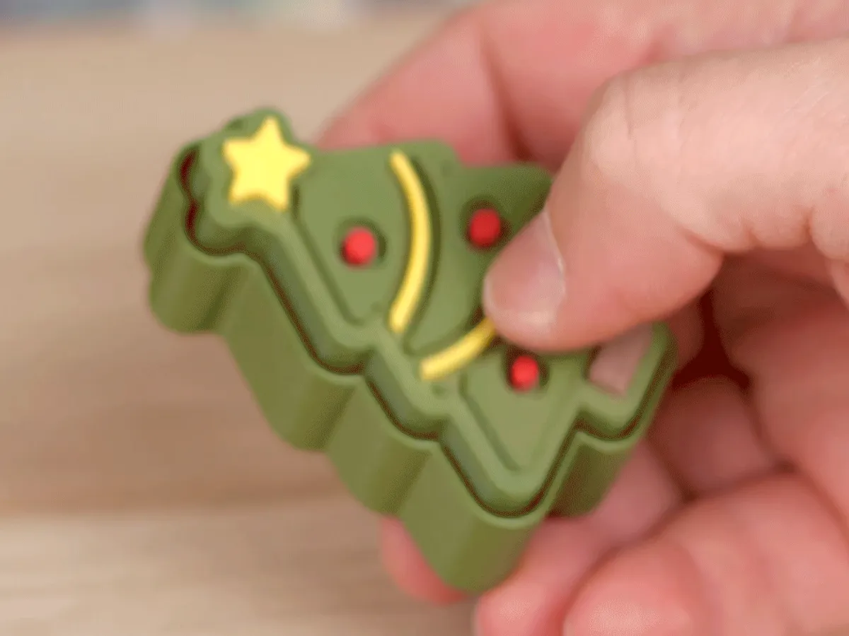 Christmas Tree Fidget Clicker - Holiday Desk Toy by Koala Bleu ...