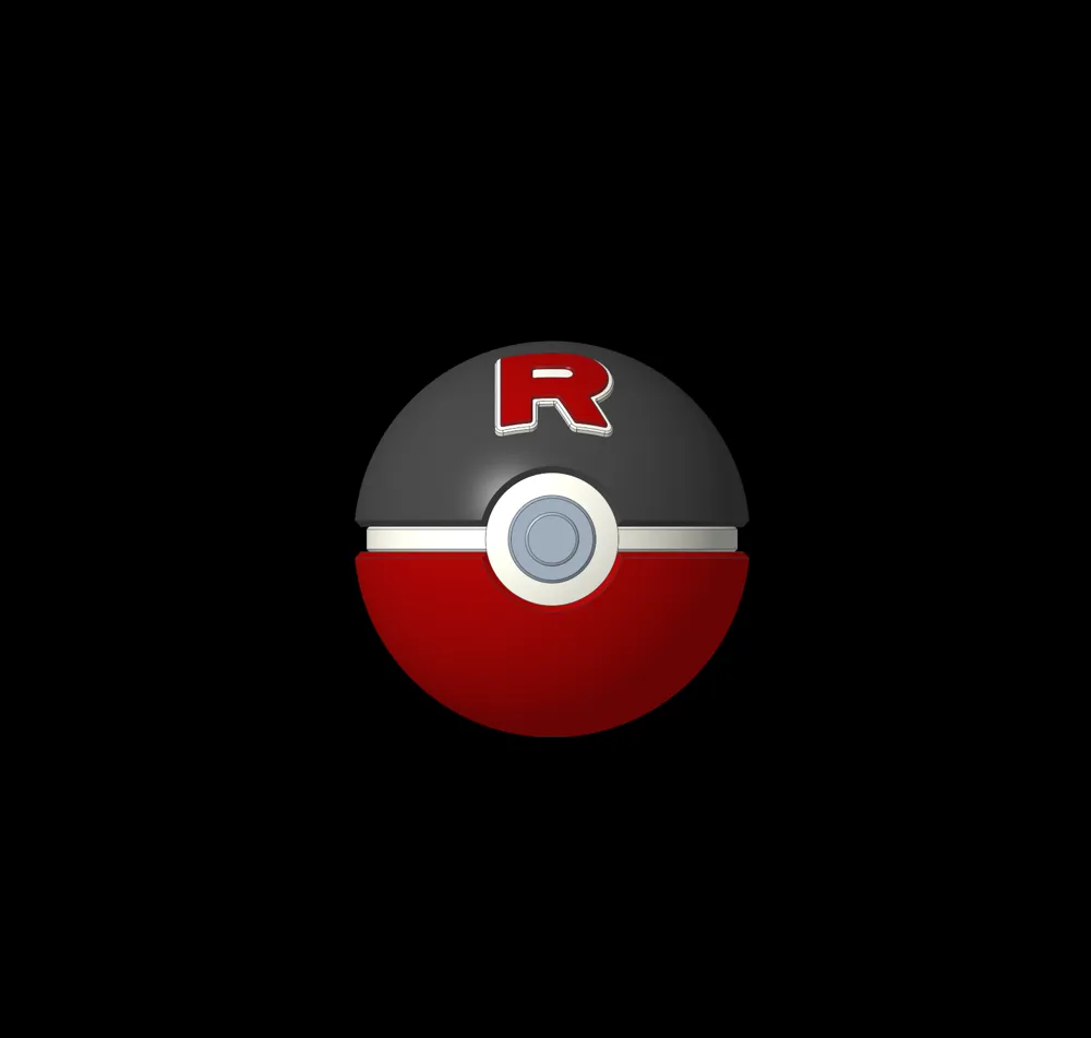 Pokeball Team Rocket by Simone MakerWorld: Download Free 3D Models