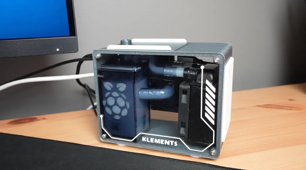 Water Cooled Pi 5 Case by mklements MakerWorld: Download Free 3D Models