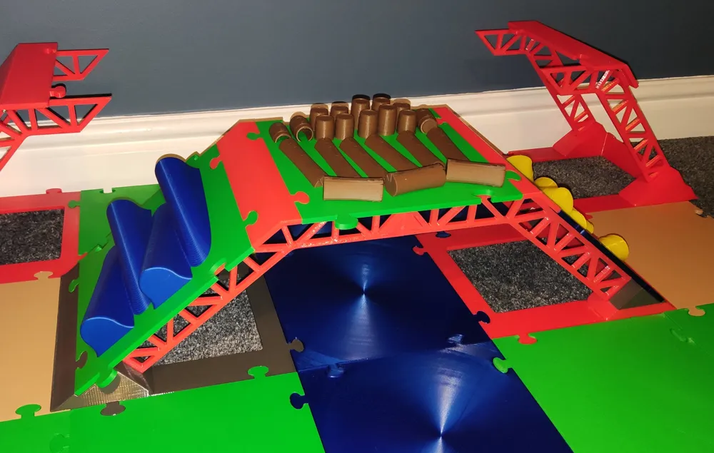 RC Crawler Park - Plate Riser 40 Deg. 1:18 & 1:24 - Free 3D Print Model ...