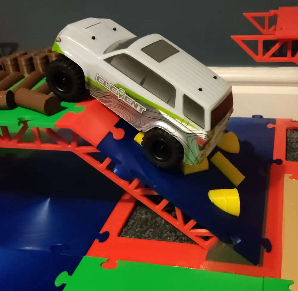 RC Crawler Park - Plate Riser 40 Deg. 1:18 & 1:24 - Free 3D Print Model ...