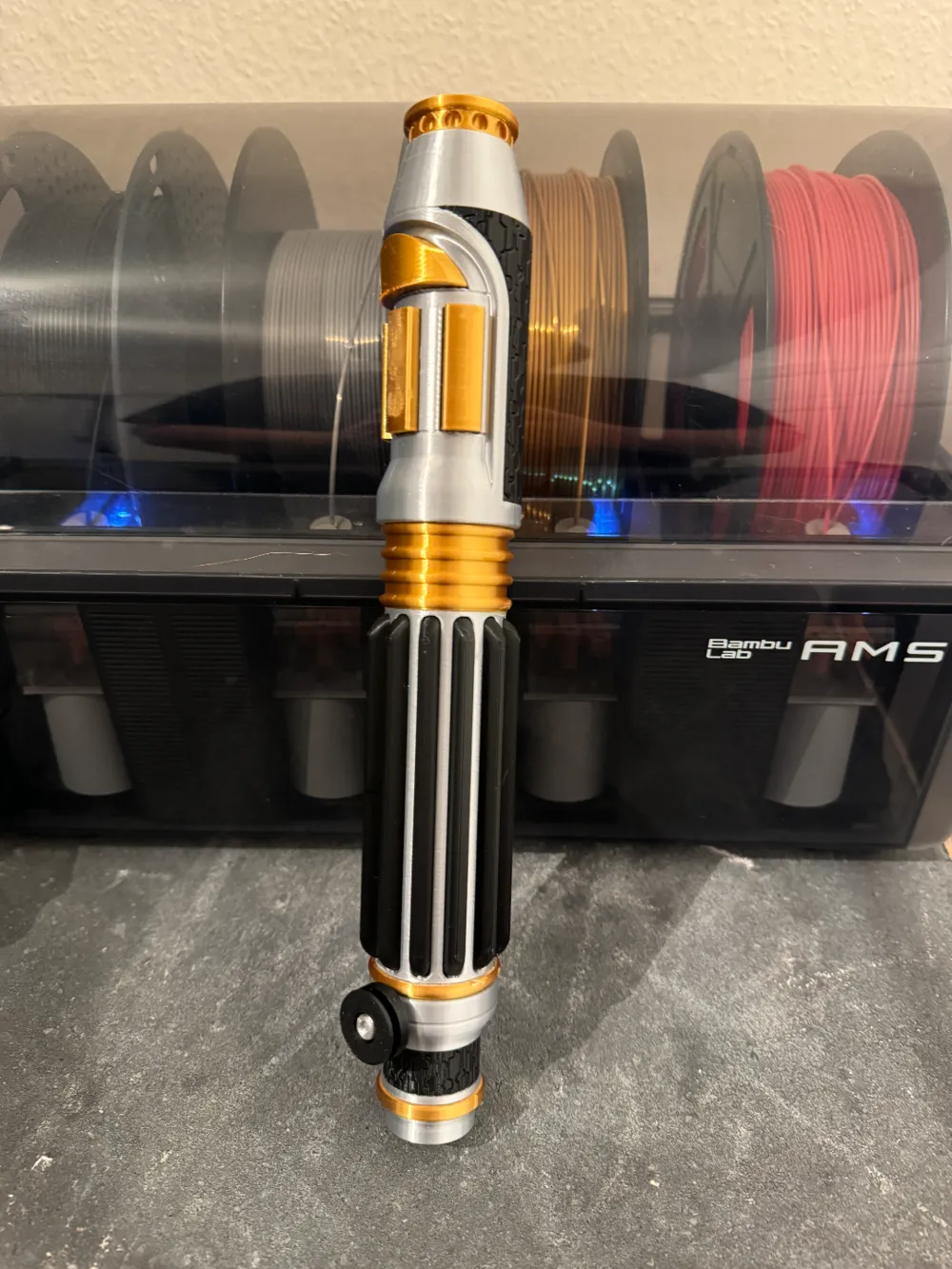 Mace Windu Lightsaber Remixed by Sven740i - MakerWorld