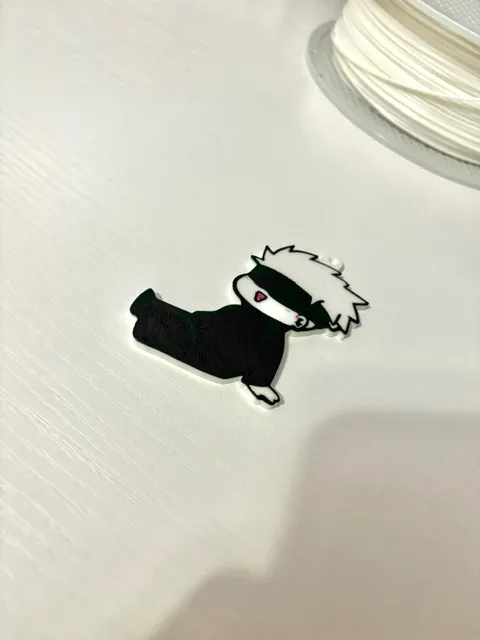 Jujutsu Kaisen JJK Gojo Satoru Chibi Keychain by Stoneleaf Studios ...