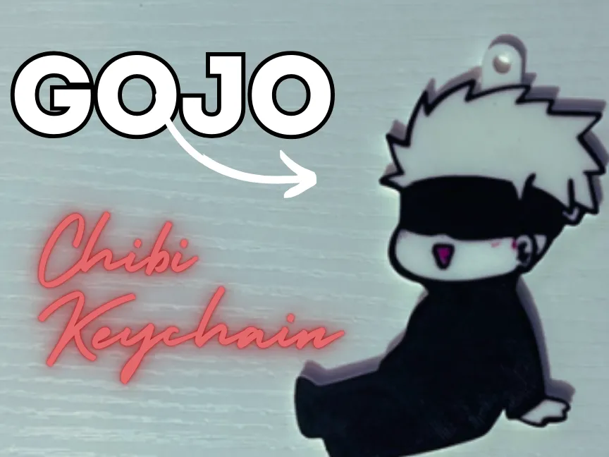 Jujutsu Kaisen JJK Gojo Satoru Chibi Keychain by JKS 3D - MakerWorld