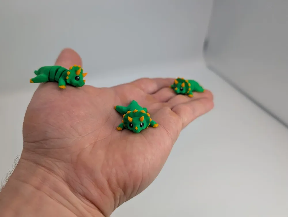Tiny Triceratops - Free 3D Print Model - MakerWorld