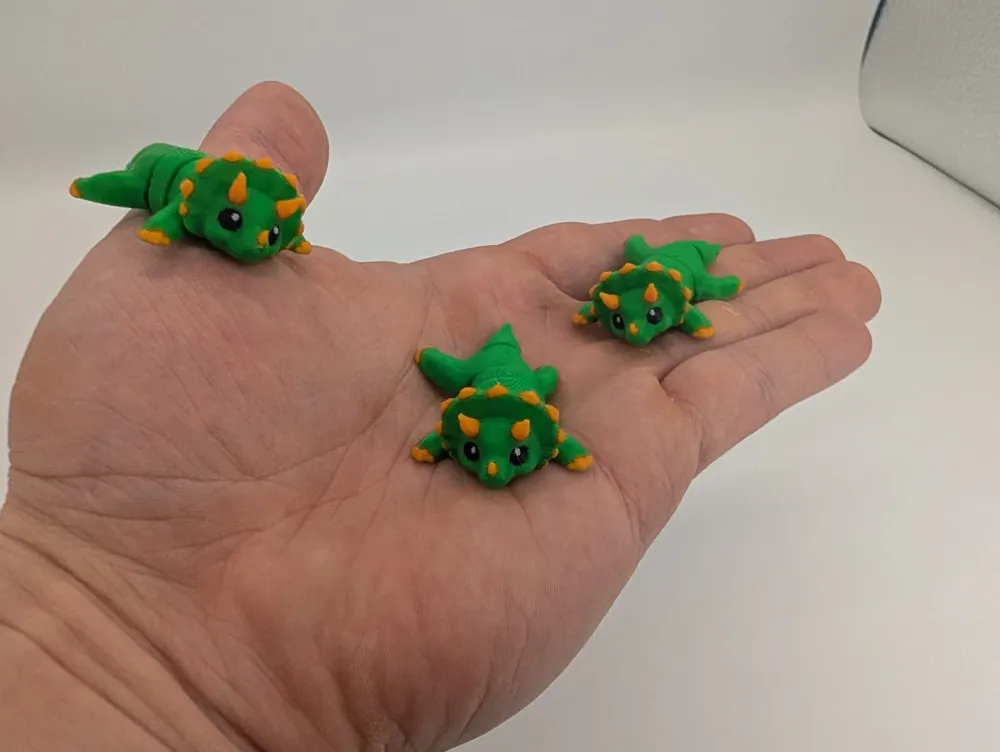 Tiny Triceratops - Free 3D Print Model - MakerWorld
