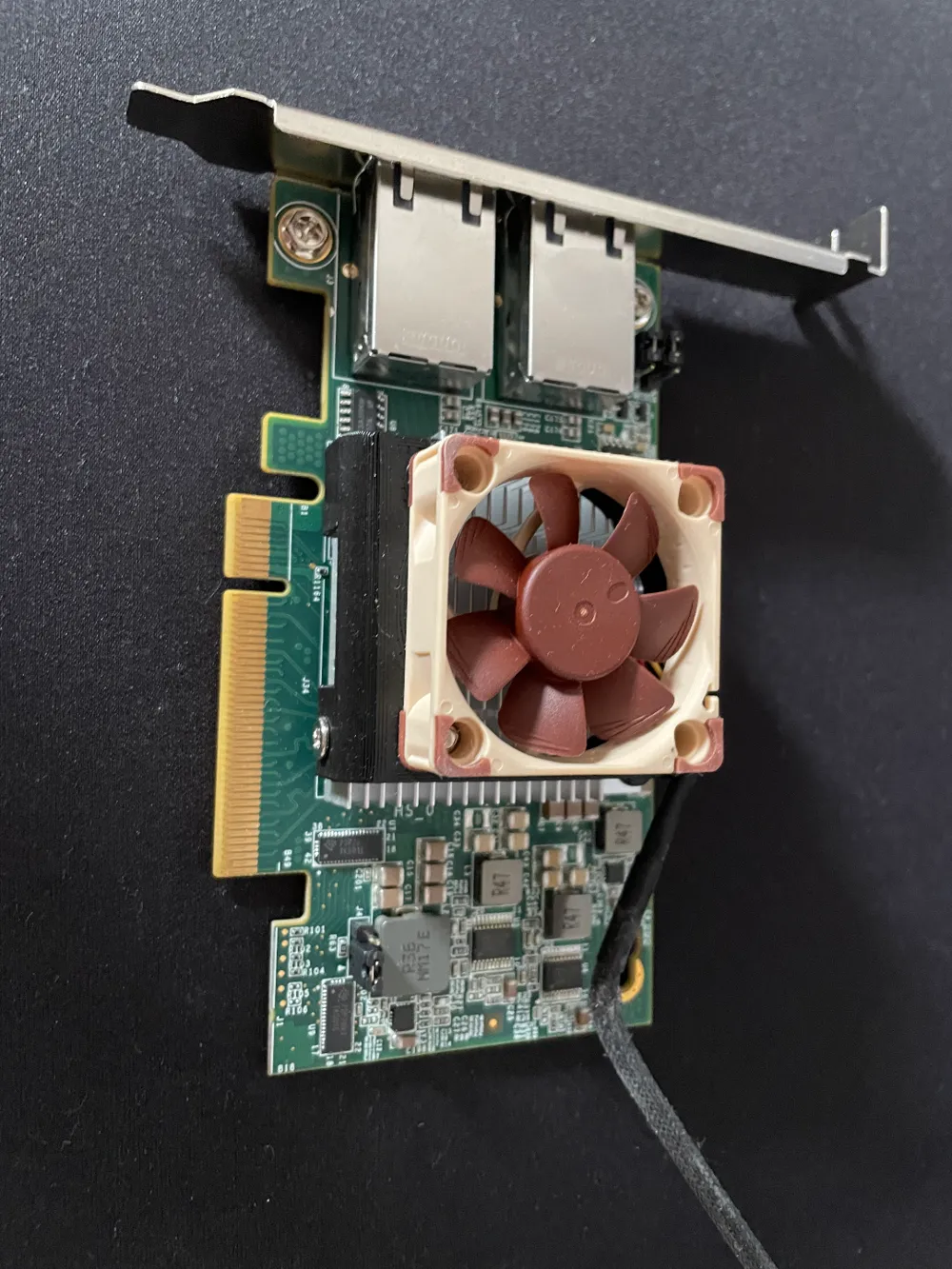 Intel/Inspur X540-T2 10G Dual RJ45 Fan Holder by pldemon - MakerWorld