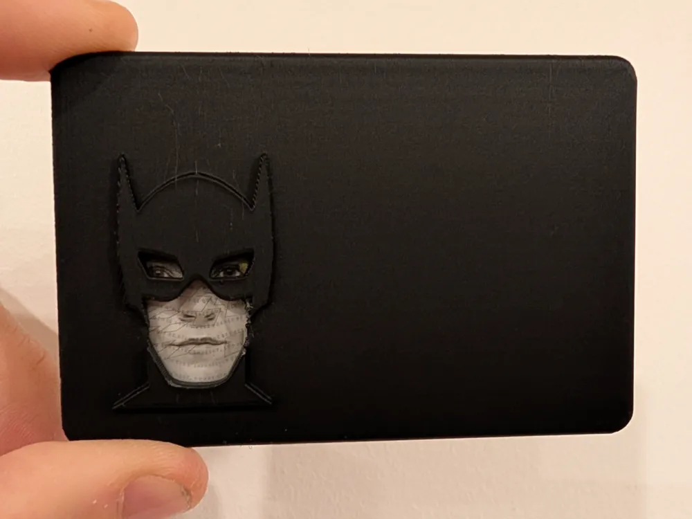 [V2] Batman ID Card Holder v2 by LK MakerWorld: Download Free 3D Models